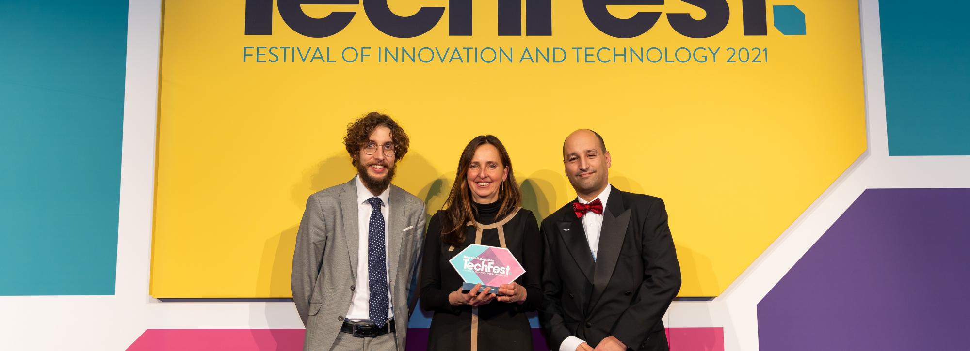 The sky’s the limit for DAMSAT at NCE Techfest Awards | HR Wallingford